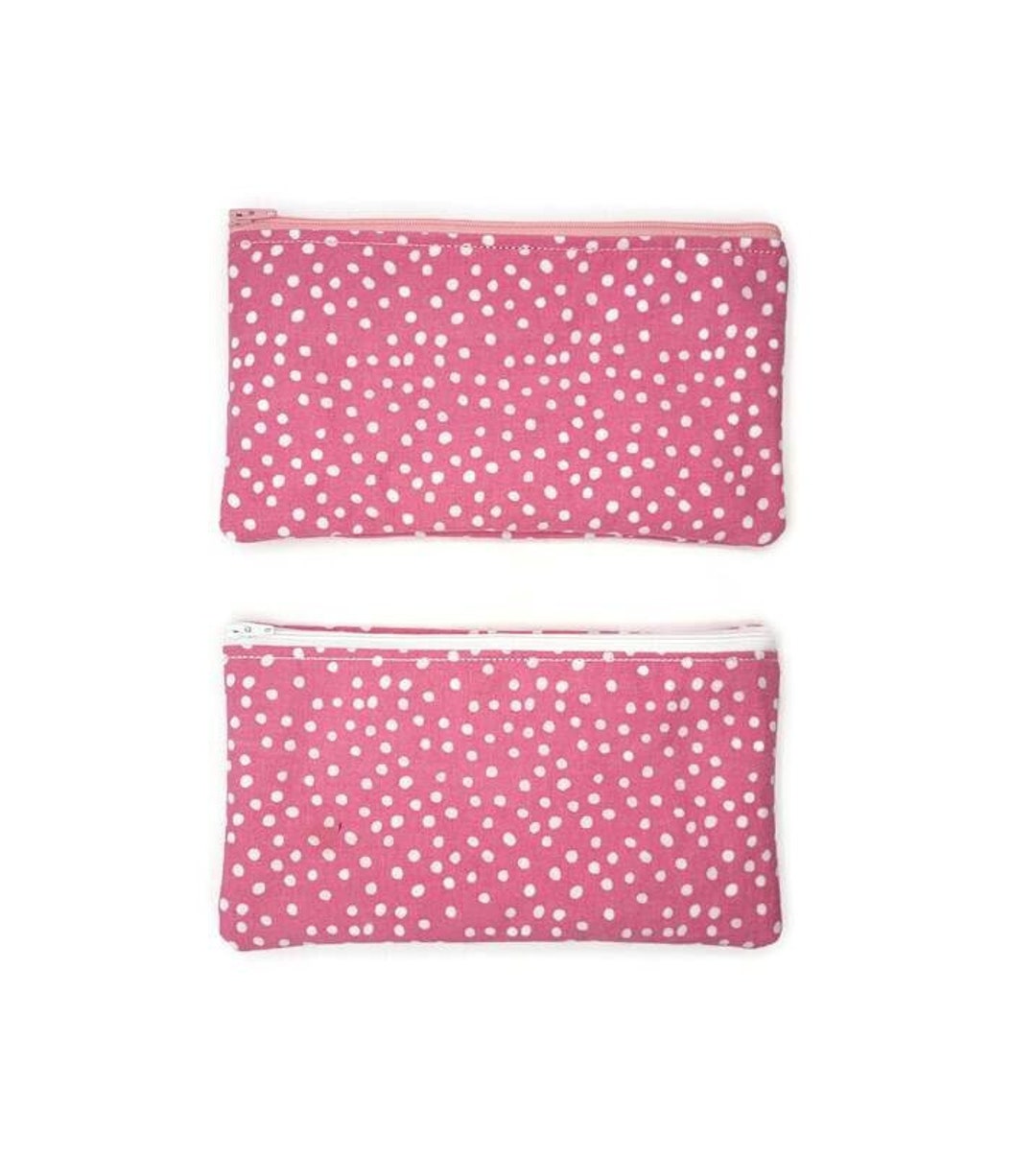 EMF Protection Homeopathy Remedy Bag: Pink Polka Dot Travel Pouch - Etsy
