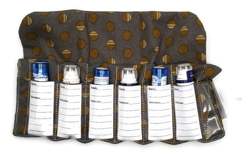 Homeopathic Remedy Storage Case for Four or Six Remedies EMF - Etsy