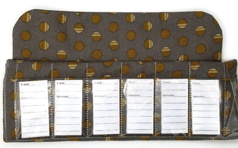 Homeopathic Remedy Storage Case for Four or Six Remedies EMF - Etsy