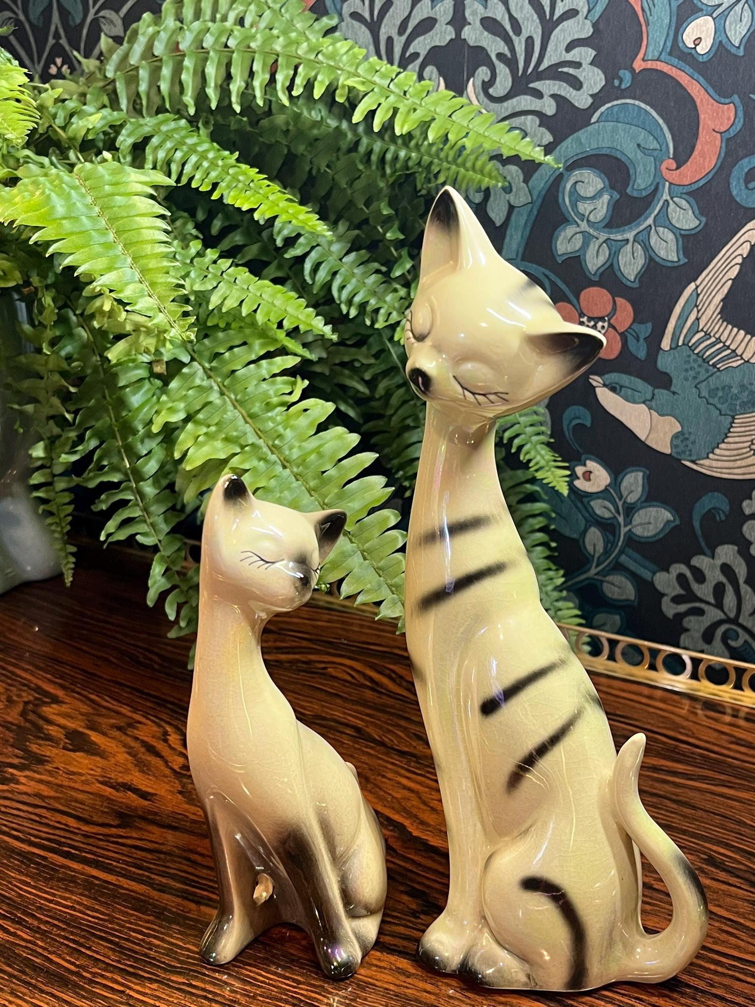 1950/60's Retro Lustre Italian Long Neck Cats Perfect for Cat Lovers - Etsy