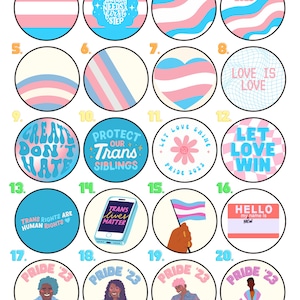 Transgender Pride Button Pins - Etsy