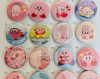Kirby Button - Etsy