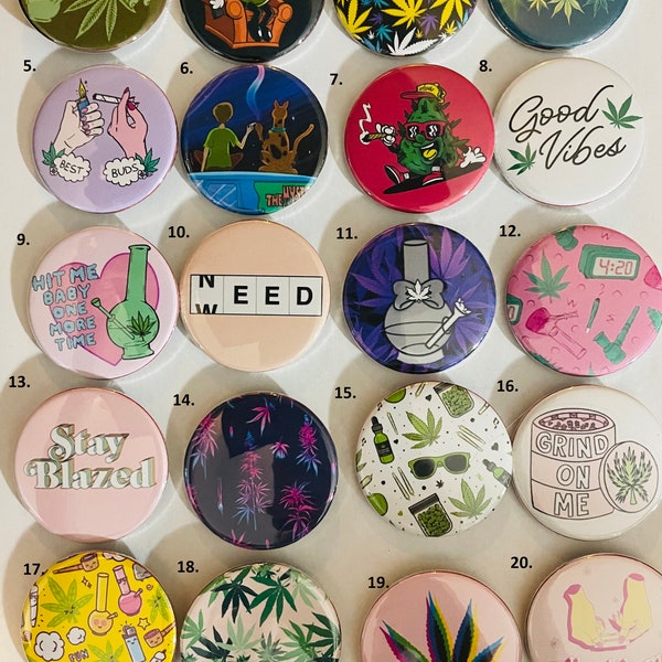 Weed Pins - Etsy