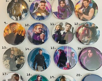 Hawkeye Button - Etsy