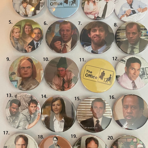The Office Pins - Etsy