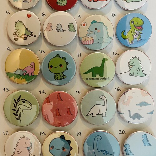 Dinosaur Enamel Pins Mini Dinos Dinosaur Jewelry Cute - Etsy