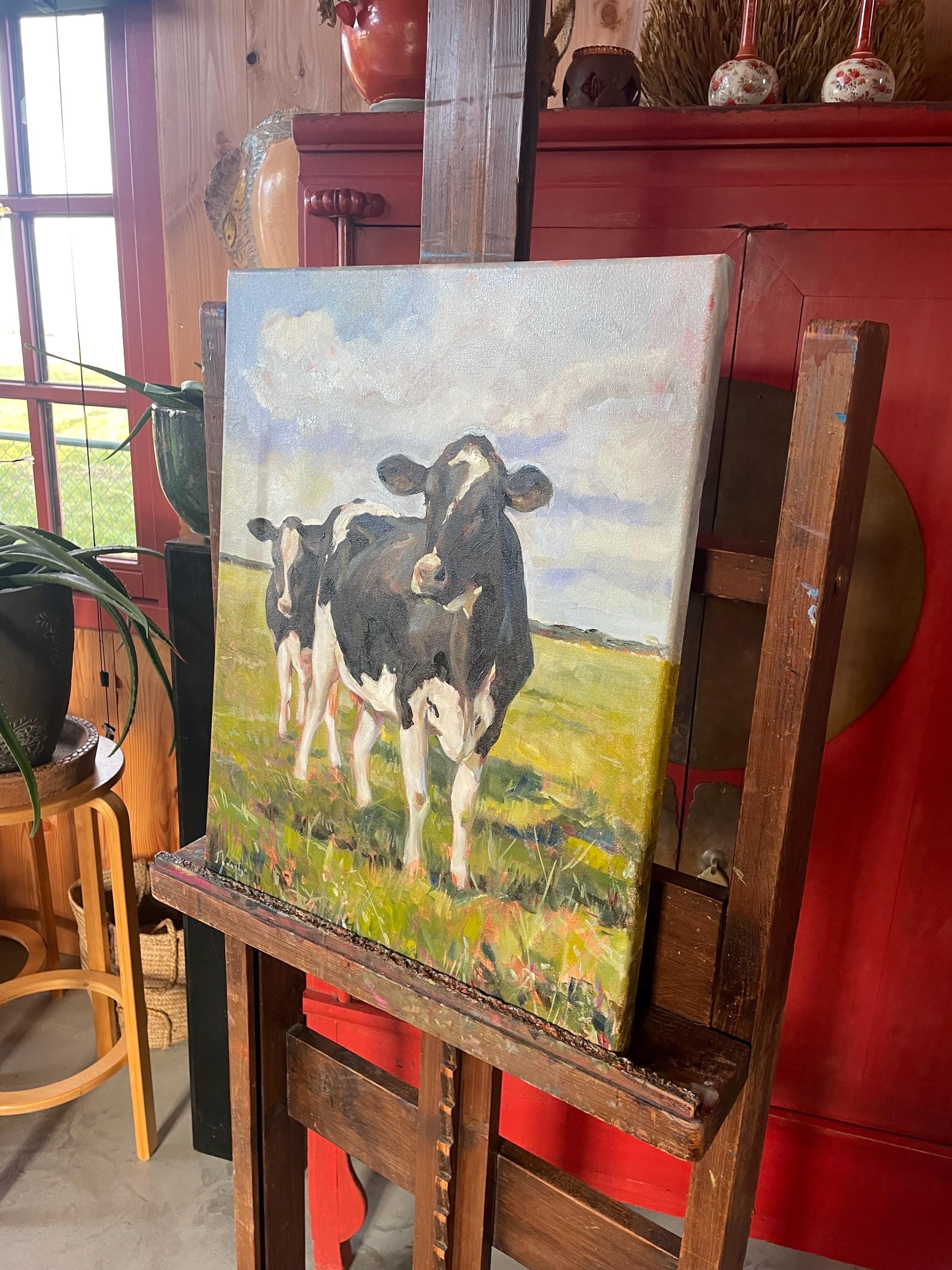 Holstein Cows 2024, Original Artwork by Noortje Laan - Etsy