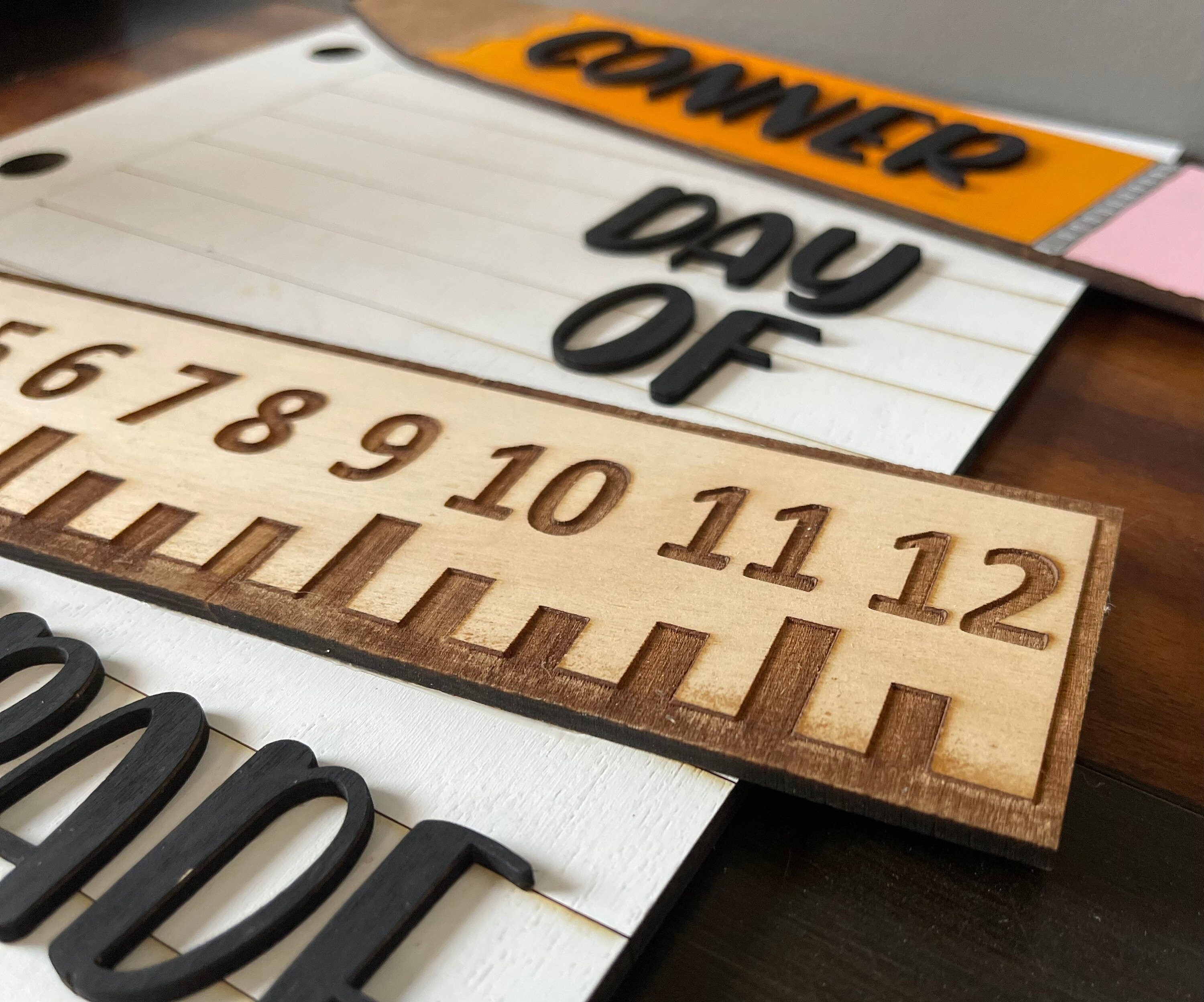 Back to School Reusable Interchangeable Prop First Day 100th - Etsy