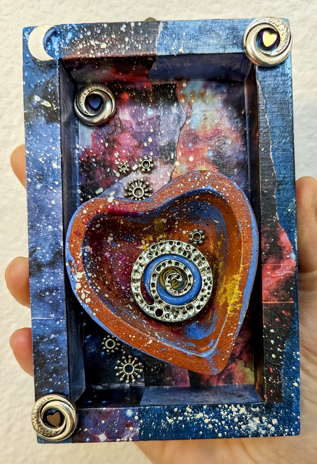My Cosmic Valentine Diorama 3x5x.5 - Etsy