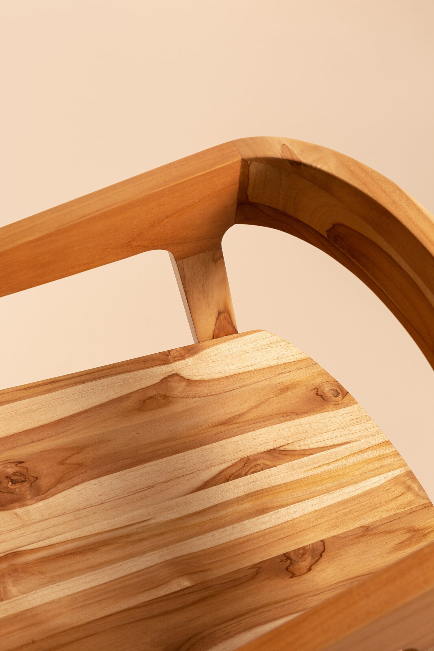 Wooden Accent Chair in Natural | MCM Chair | Custom Handmade Furniture ...