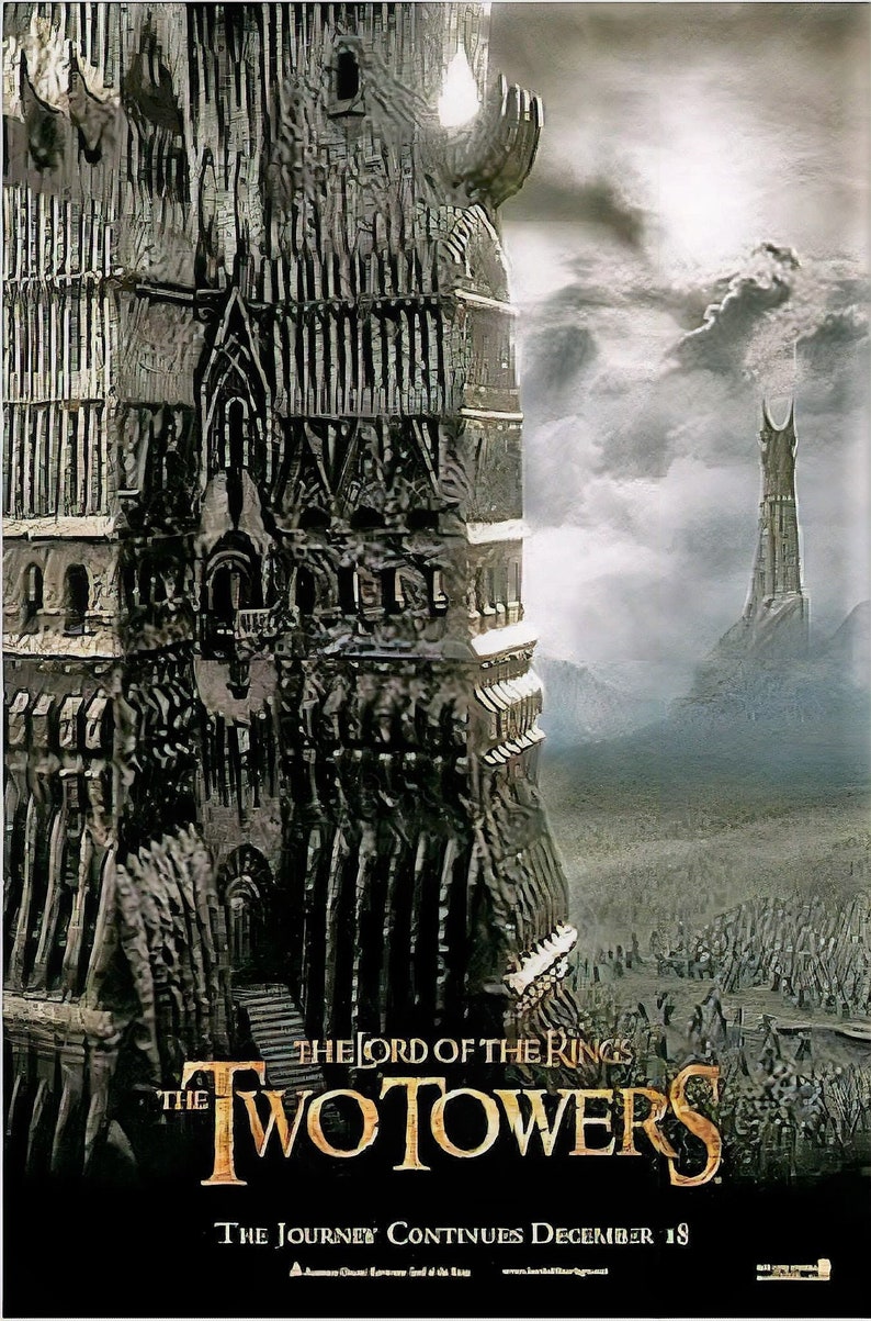 4 Movie POSTERS LORD of the RINGS Original 2001-2002 Lotr 13x20 - Etsy