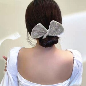 Sparkly Bling Rhinestone Updo Bun Maker-cloth Twist Thinner/thicker ...