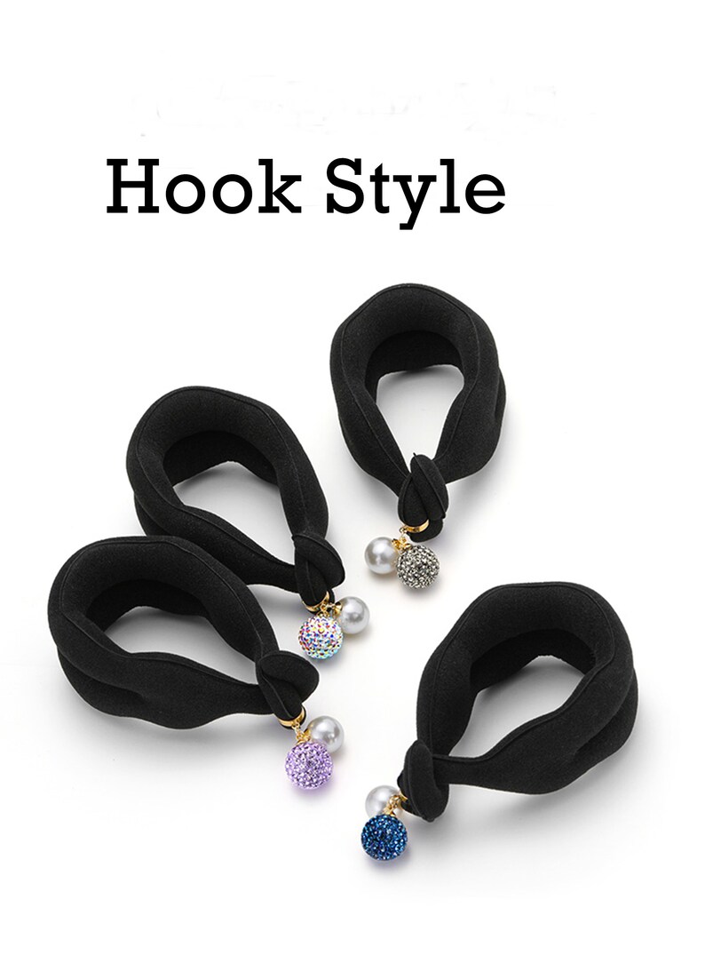 Dangle crystal ball Bun Maker-Updo Maker-Twist Bun Sparkly | Etsy