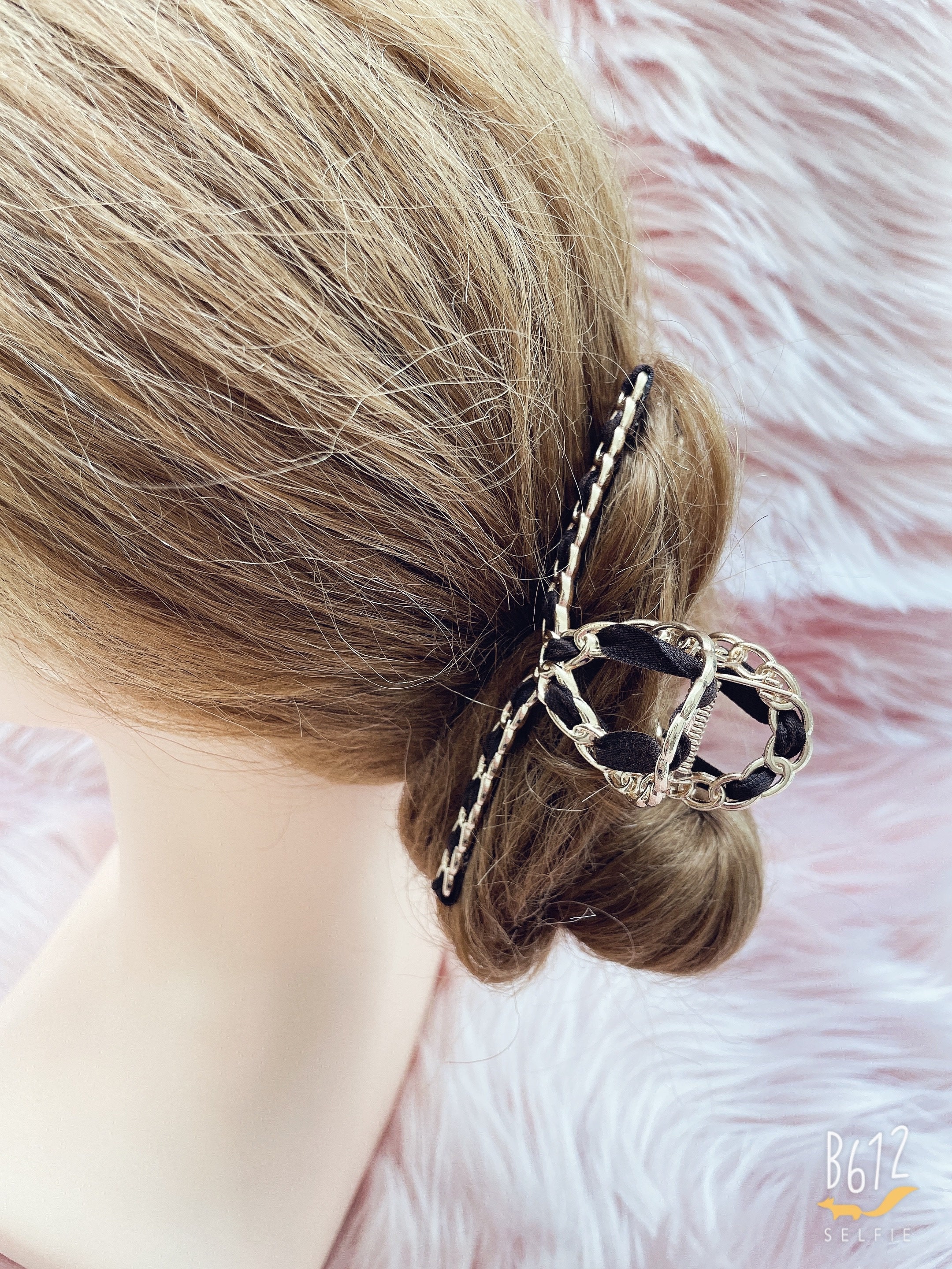 Metal Twist Ribbon Large Claw Clip-gold Elegant Hair - Etsy