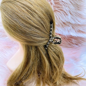 Metal Twist Ribbon Large Claw Clip-gold Elegant Hair Claw-minimalist ...