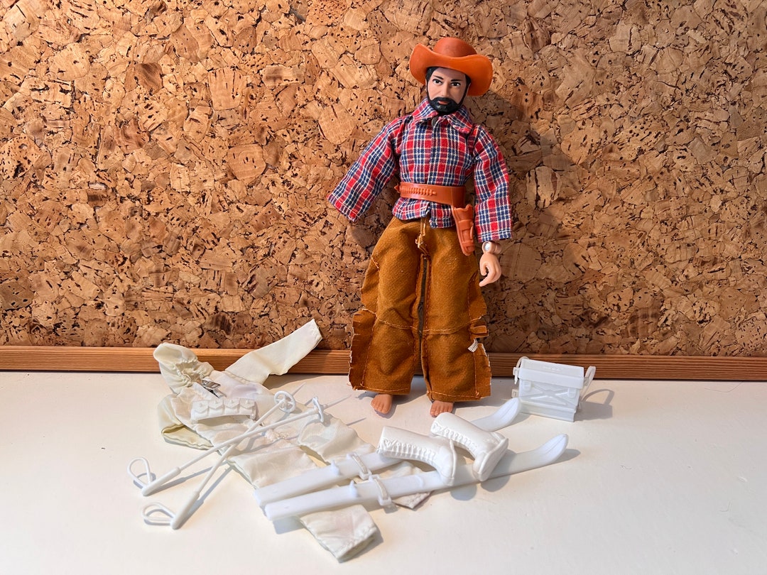 1970s Vintage Mego Action Jackson | Figure With Clothes | Hong Kong ...