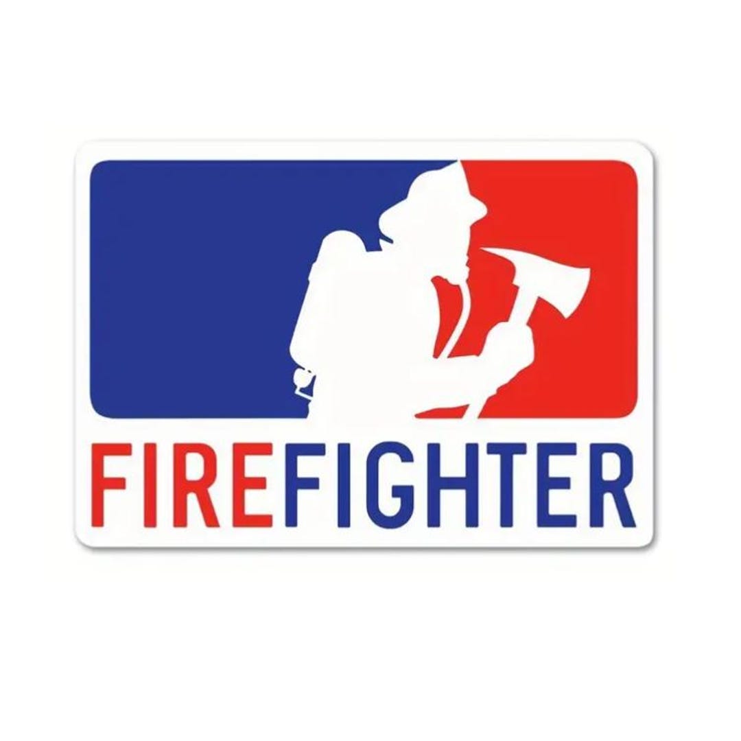 LARGE Firefighter Decal Sticker - Fireman Fire Fighter FREE Shipping - Etsy