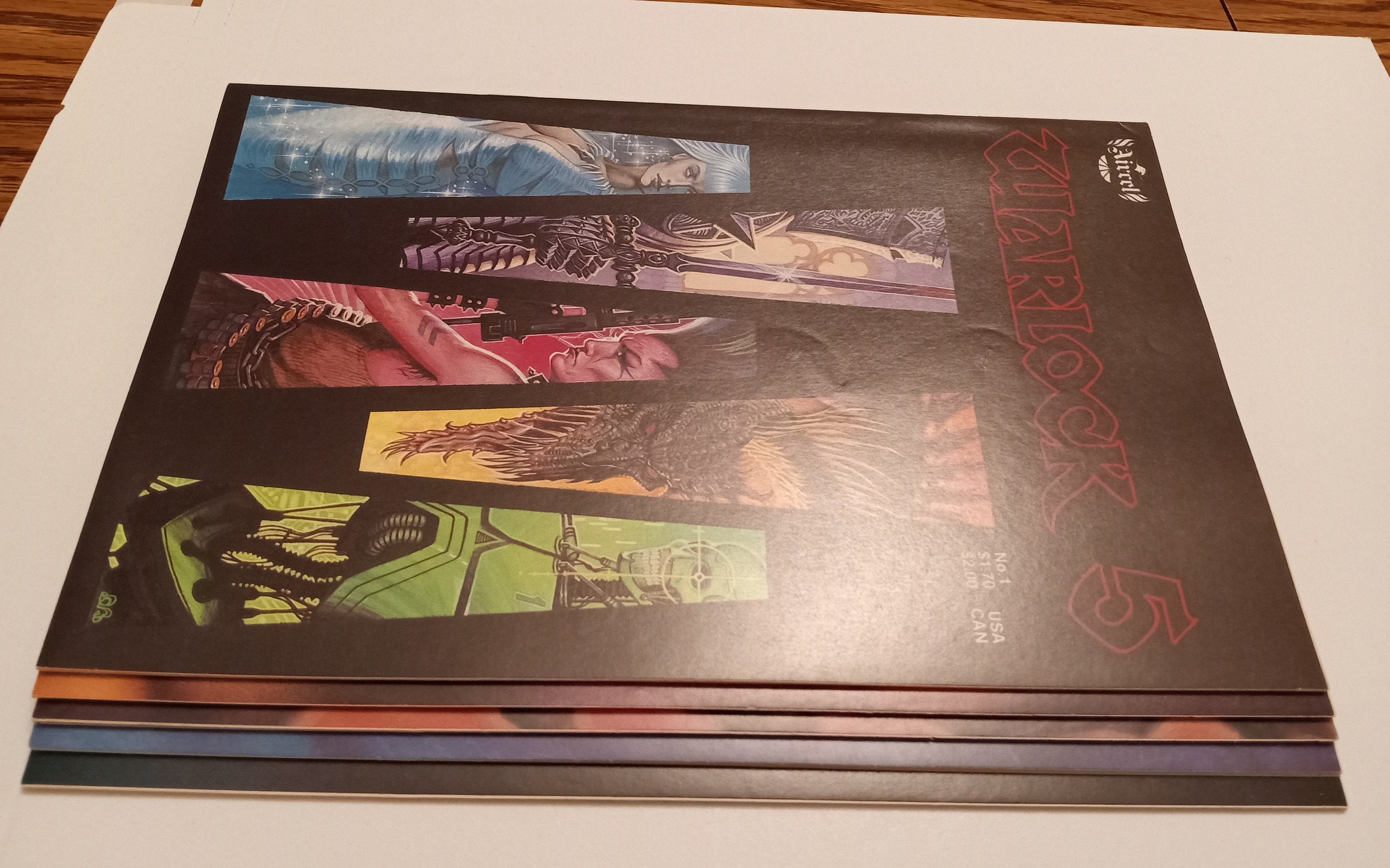 Warlock 5 Comics Lot #1-5 : Copper Age Comics/ Grade Range - 6.5 to 9.0 ...