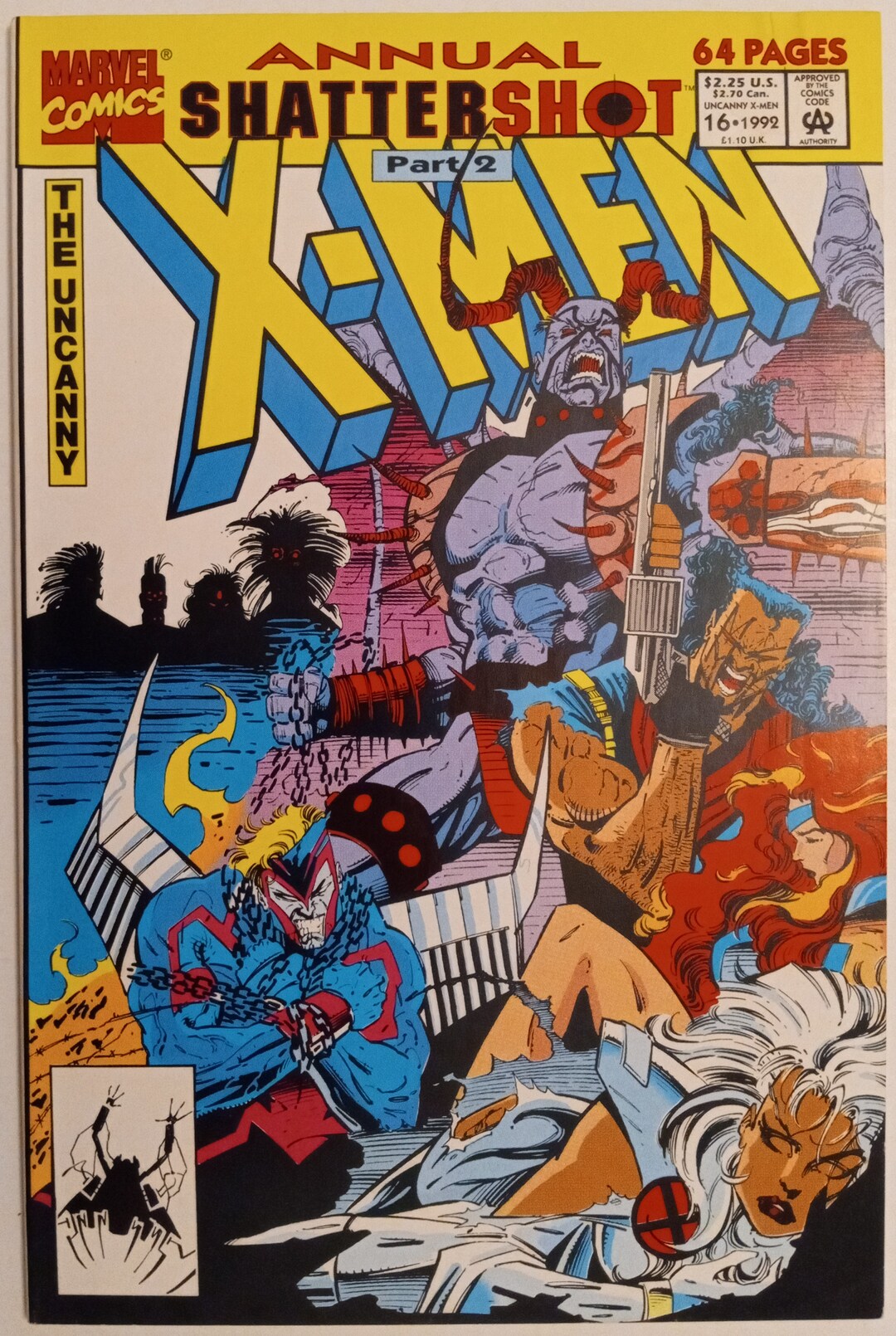 The Uncanny X-men Annual #16 / Grade Range - 7.0 - Etsy