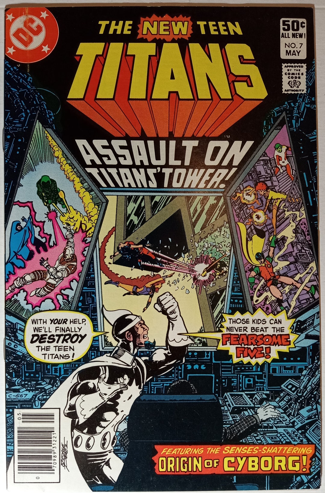 The New Teen Titans #7 / 7.5 Range - Etsy