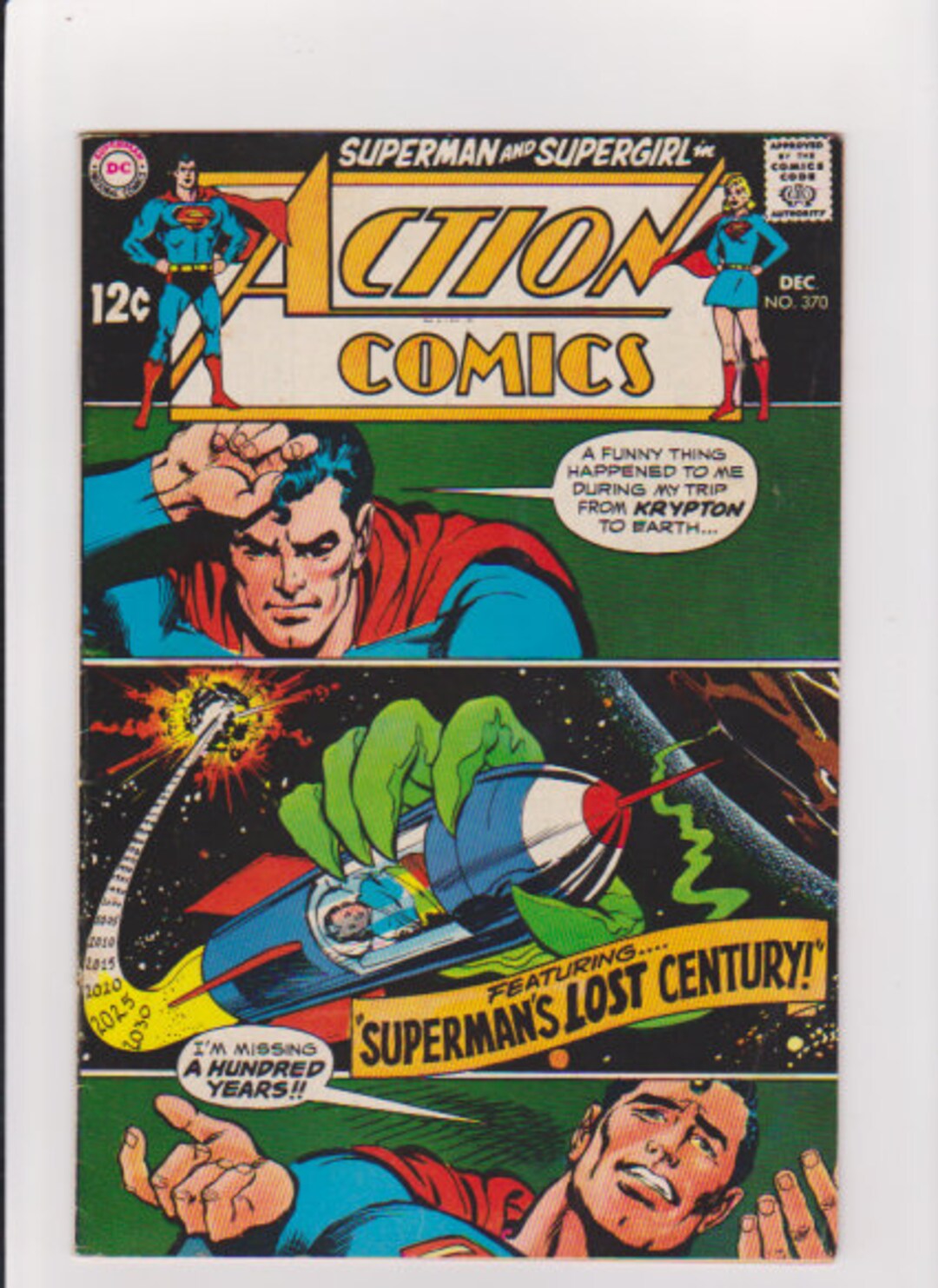 Action Comics 370 : Silver Age Comics / Grade Range 5.5 to 6.5 ...