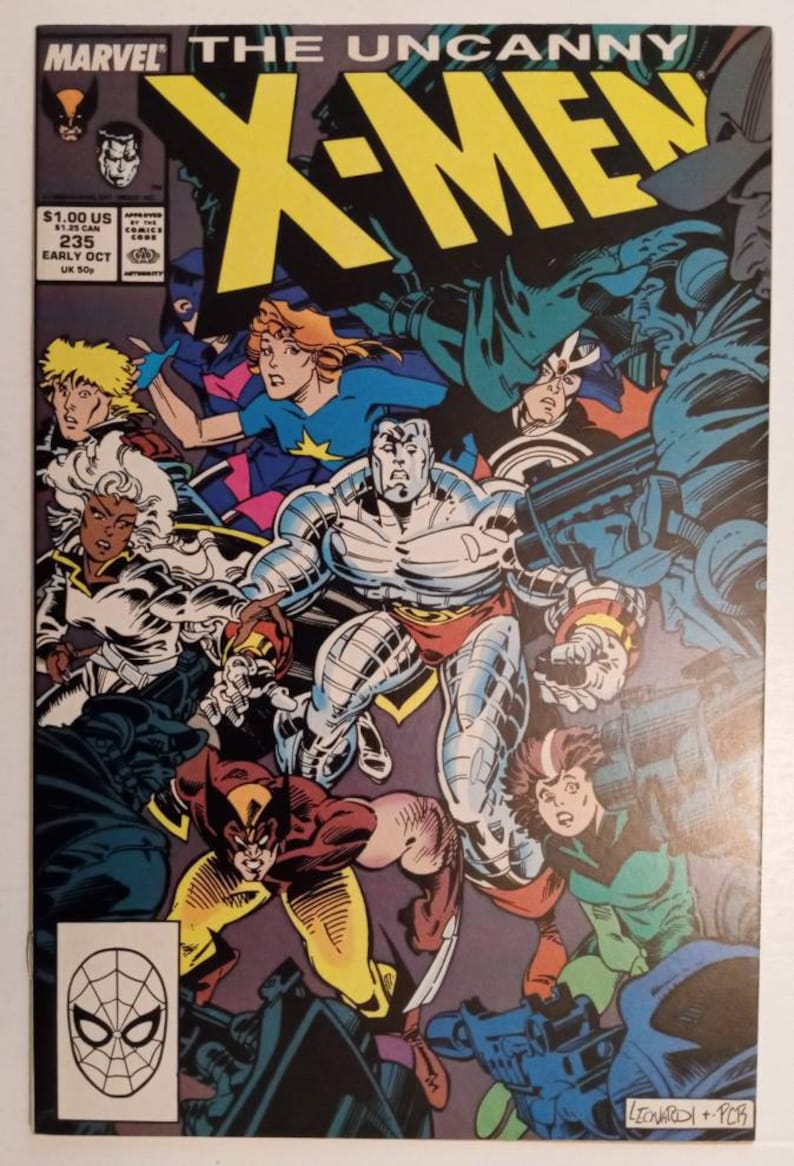 The Uncanny X-men 235 : Copper Age Comics / Grade Range 9.4 - Etsy