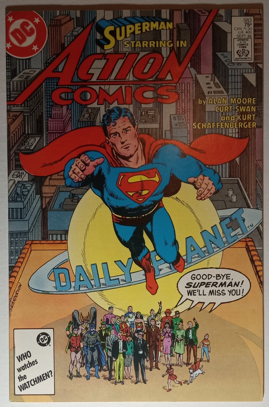 Action Comics 583 : Copper Age / 8.0 - Etsy