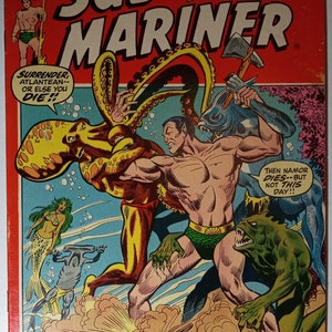 The Sub-mariner #54 : Bronze Age Comics / Grade Range - 5.5 - Etsy