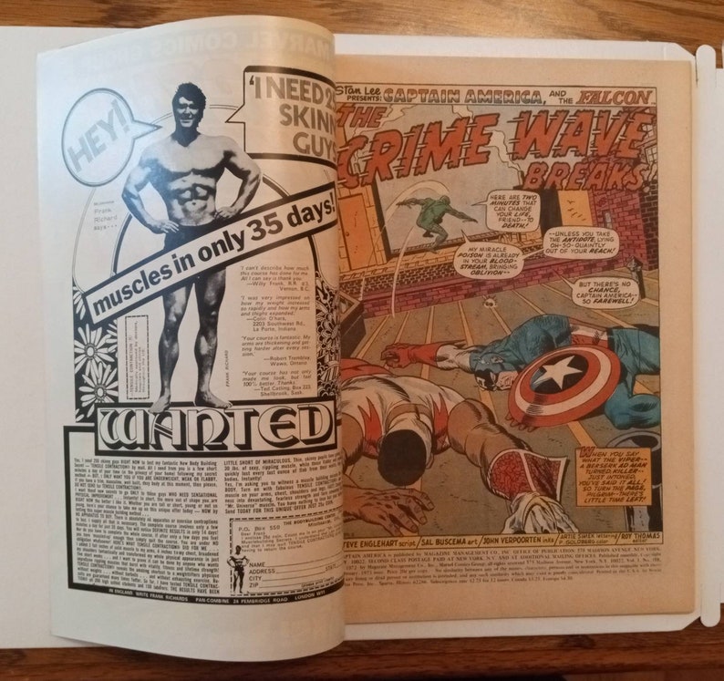 Captain America and the Falcon 158 : Bronze Age Comics / Grade Range 9. ...