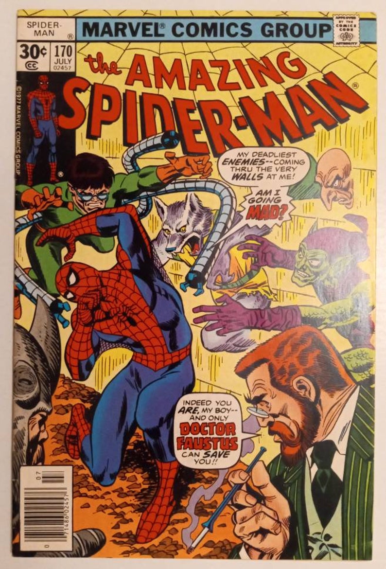 The Amazing Spider-man 170 / Grade Range 6.0 to 6.5 - Etsy