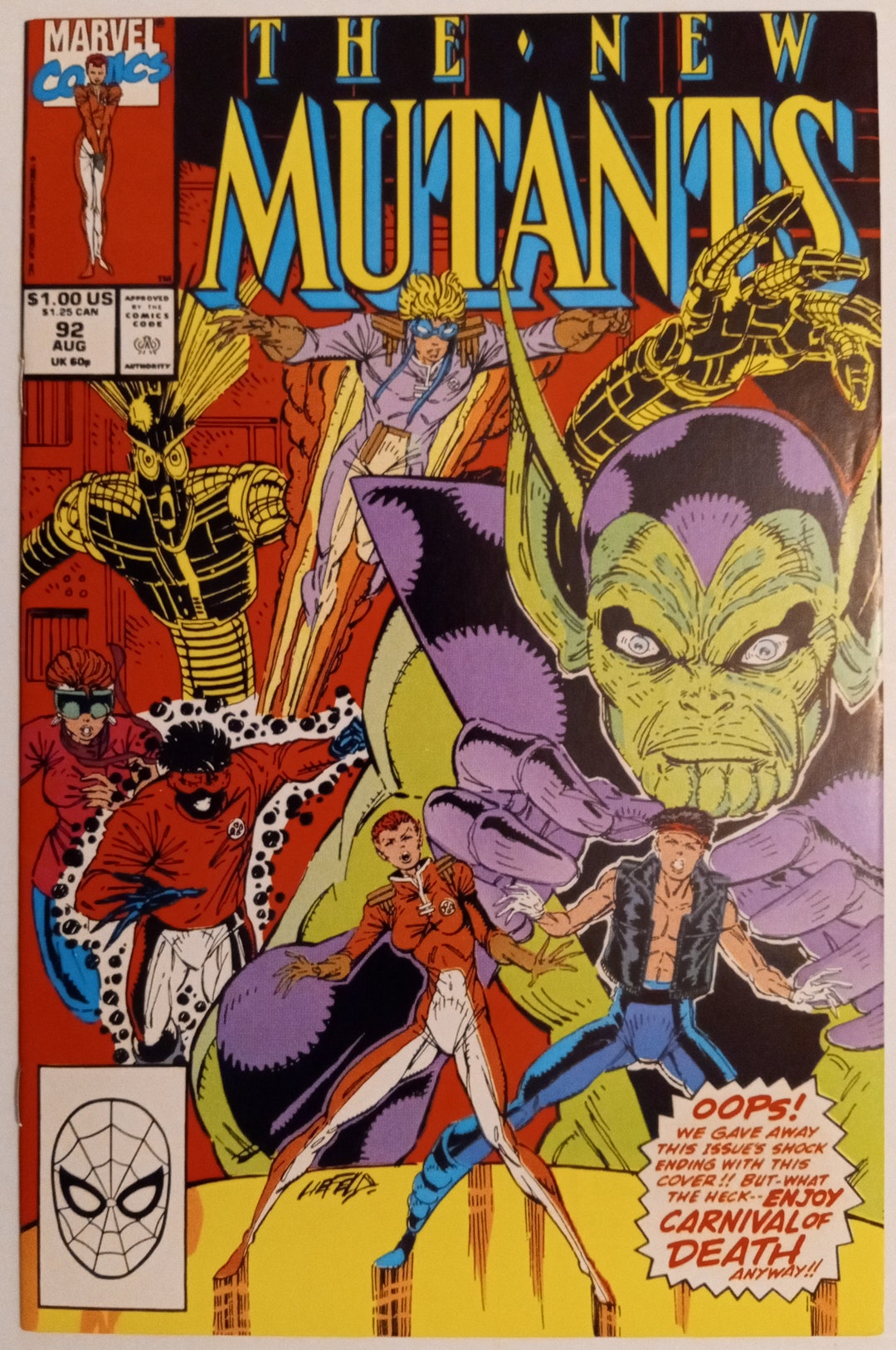 The New Mutants 92 / Grade Range 8.0 - Etsy