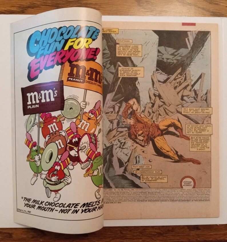 The Uncanny X-men 226 : Copper Age Comics / Grade Range 9.2 - Etsy