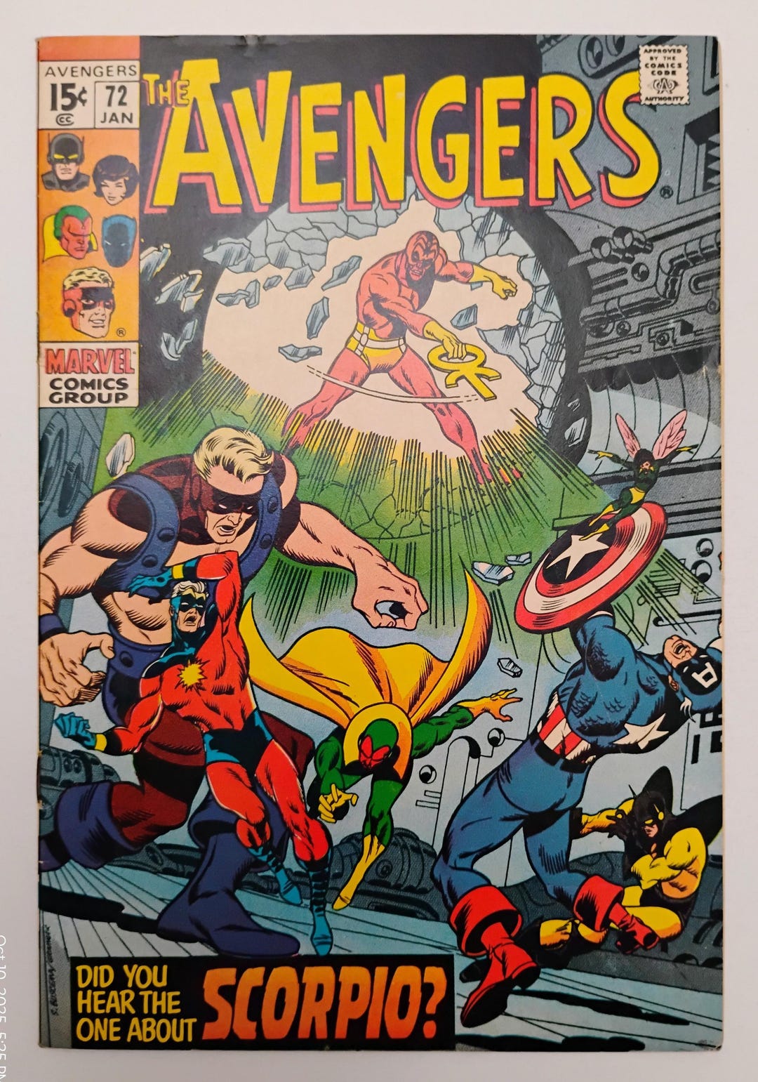 The Avengers #72 / Early Bronze - 5.0 / 1st App. Zodiac Villians - Etsy