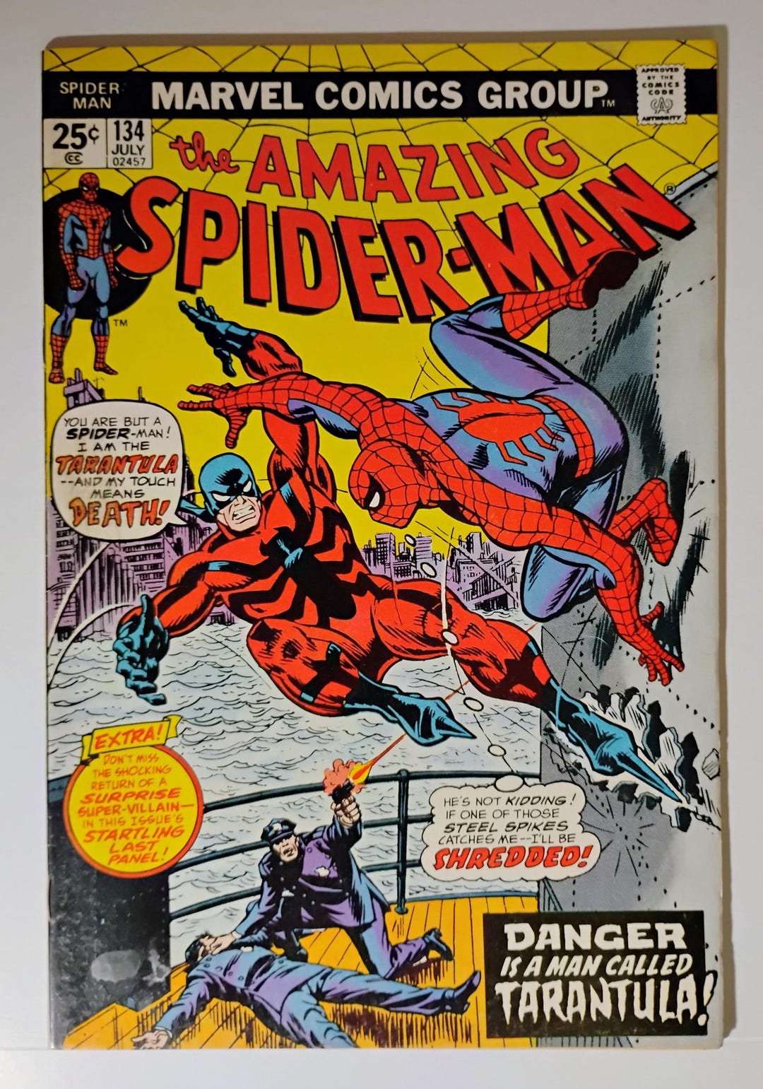The Amazing Spider-man #134 : Bronze - 7.5 / 1st Tarantula - Etsy