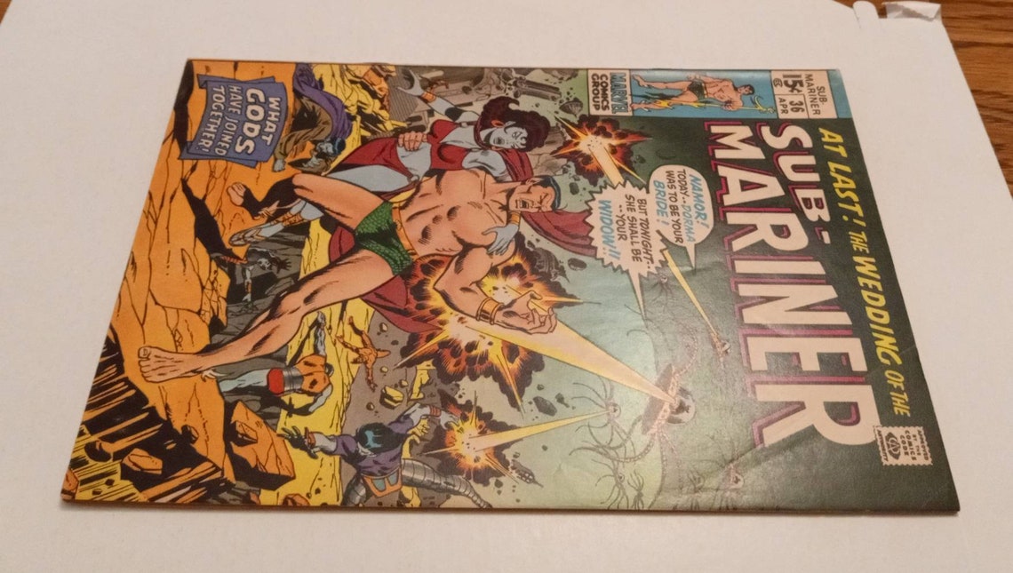 The Sub-mariner 36 : Bronze Age Comics / Grade Range 5.0 to 6.0 - Etsy