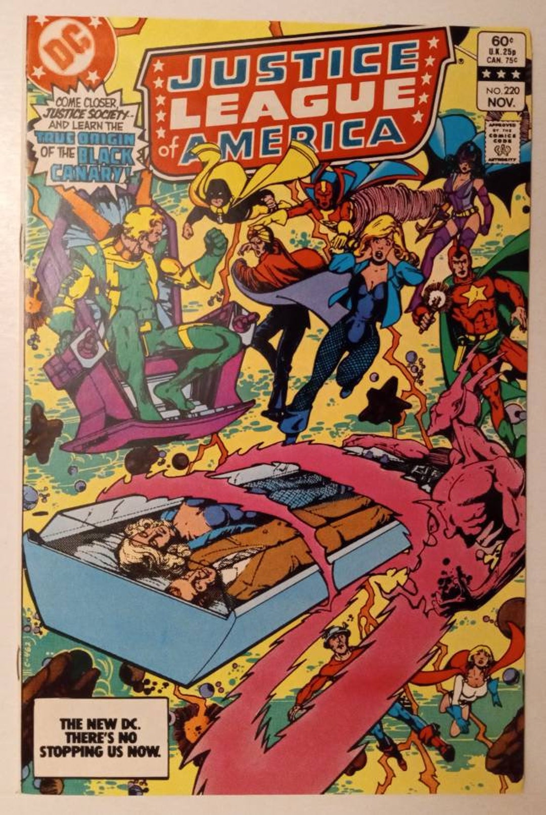 JLA Comic Books #220 : Bronze Age Comic Books / Grade Range - 8.0 to 9. ...