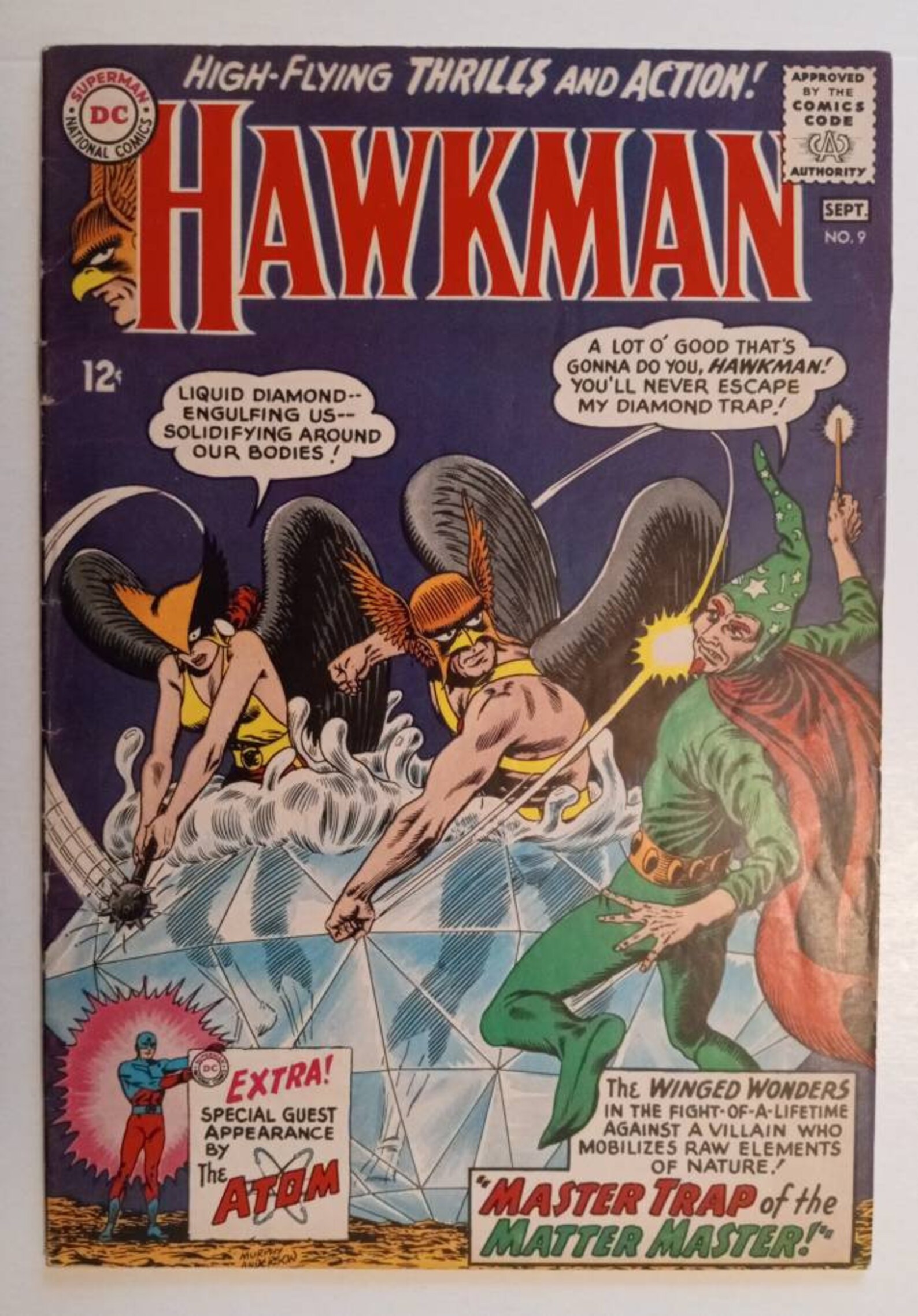 Hawkman #9 : Silver Age Comics / Grade Range - 5.0 - Etsy