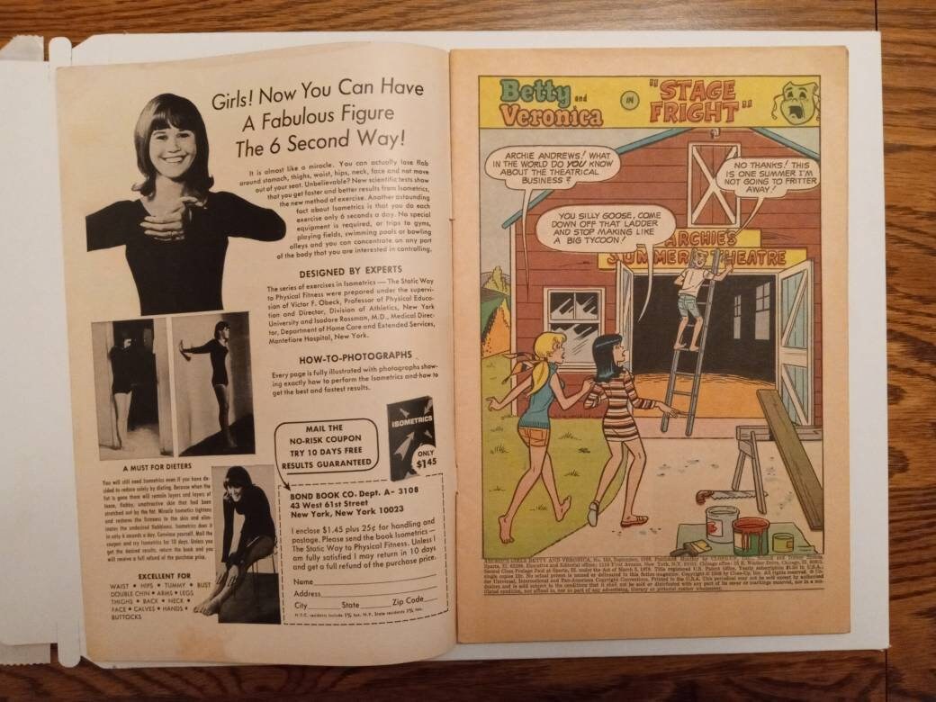 Betty and Veronica 153 : Silver Age Comics / Grade Range 5.0 - Etsy