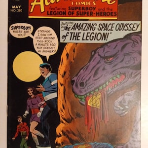 Adventure Comics #380 : Silver Age Comics / Grade Range - 6.5 to 7.5 - Etsy