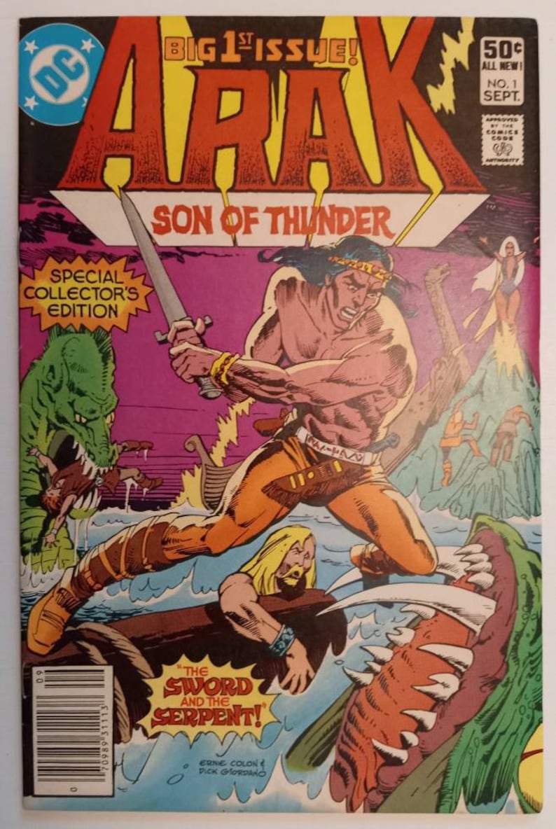 Arak Son of Thunder #1 : Bronze Age Comics / Grade Range - 6.0 to 7.0 ...