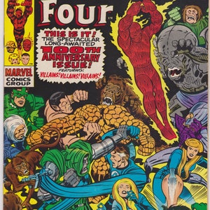 Fantastic Four #100 : Bronze Age / Grade Range - 7.0 - Etsy