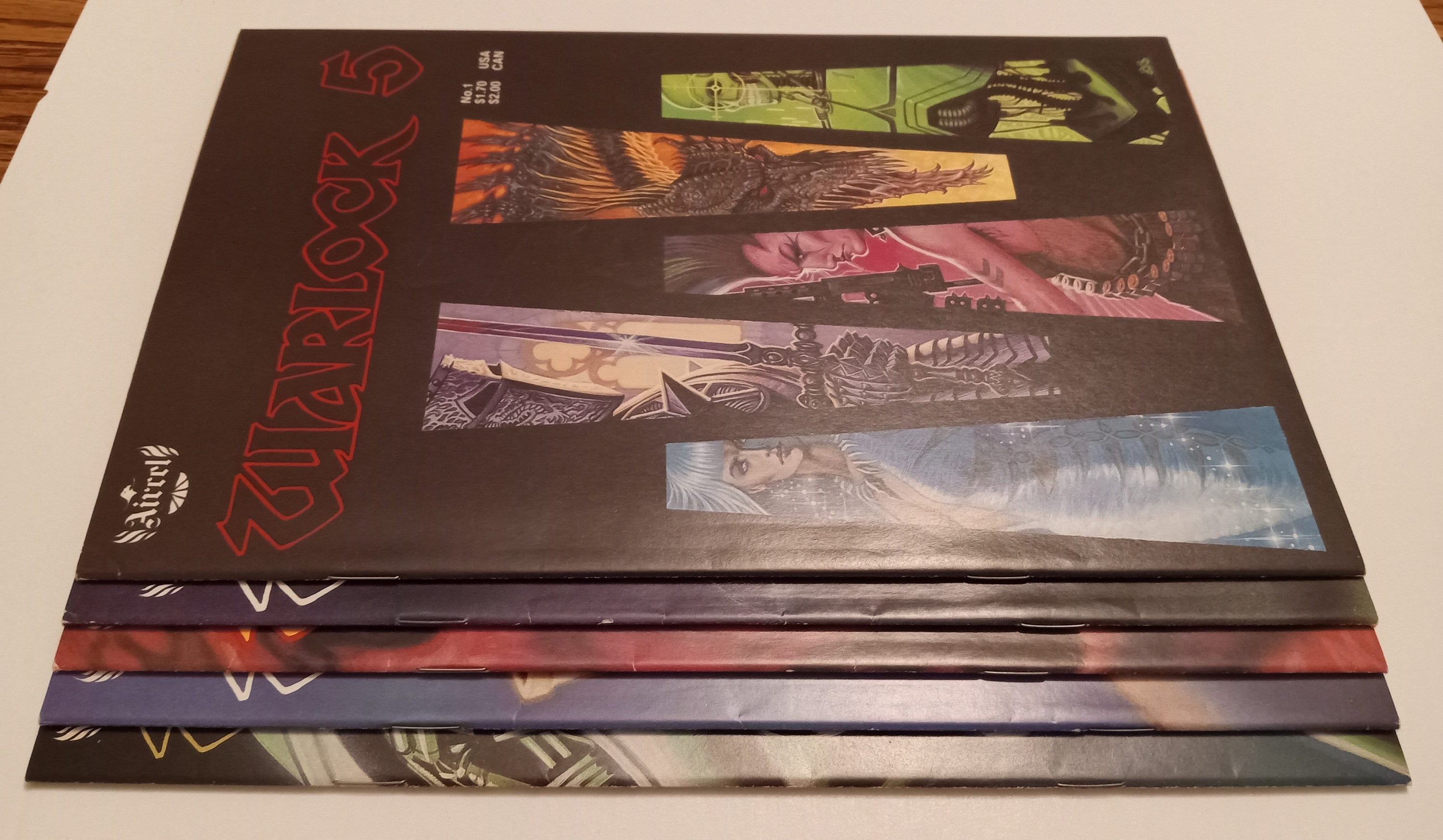 Warlock 5 Comics Lot #1-5 : Copper Age Comics/ Grade Range - 6.5 to 9.0 ...