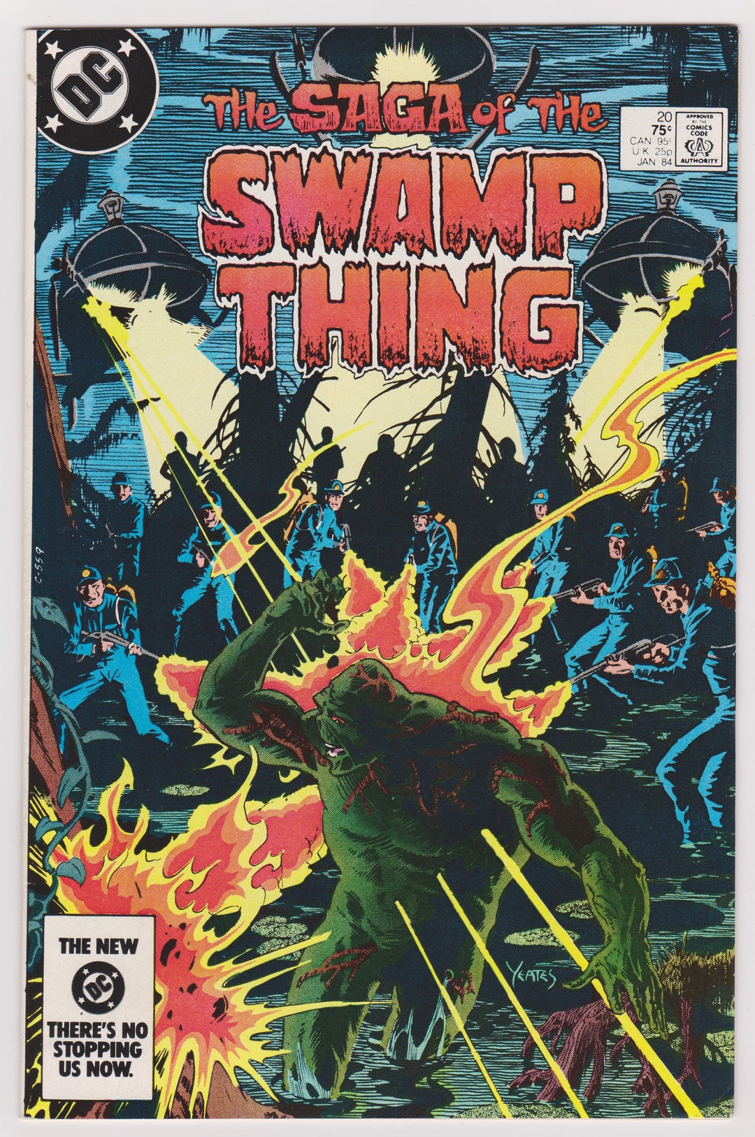 Saga of the Swamp Thing #20 : Bronze Age / Grade Range - 8.5 to 9.0 ...