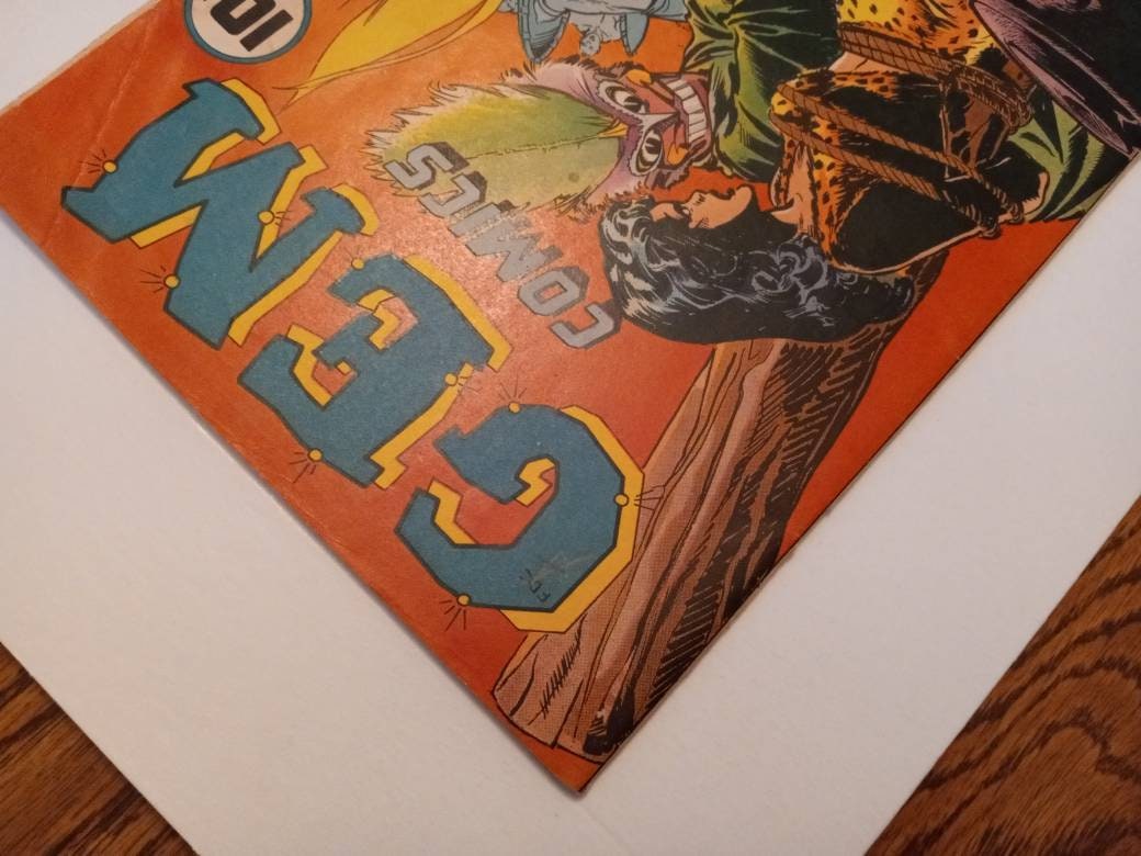 Gem Comics 1 : G.A. 77 Year Old Comic Book / Grade Range 4.0 to 4.5 - Etsy