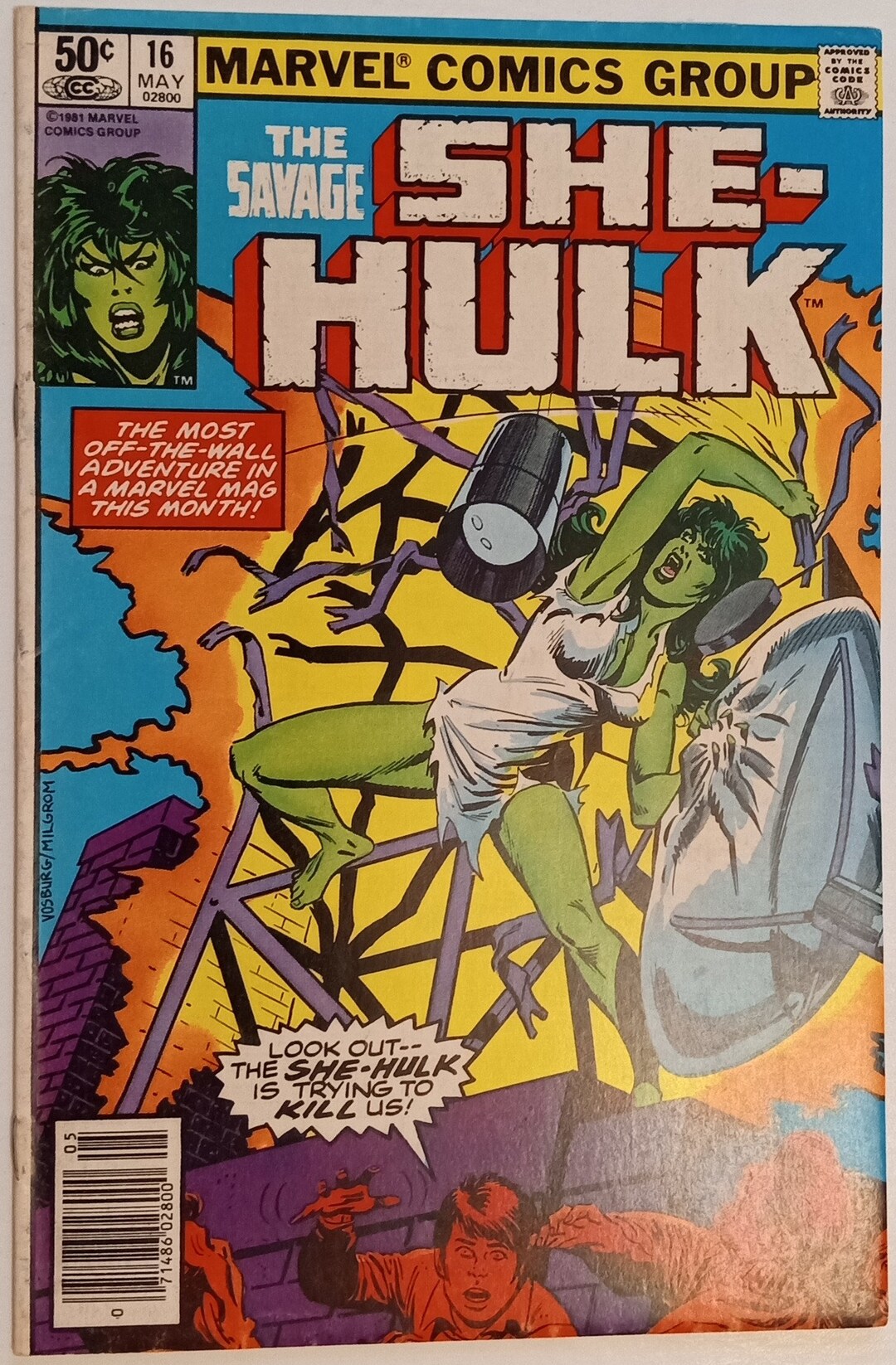 The Savage She Hulk 16 Bronze Age 7 0 Etsy