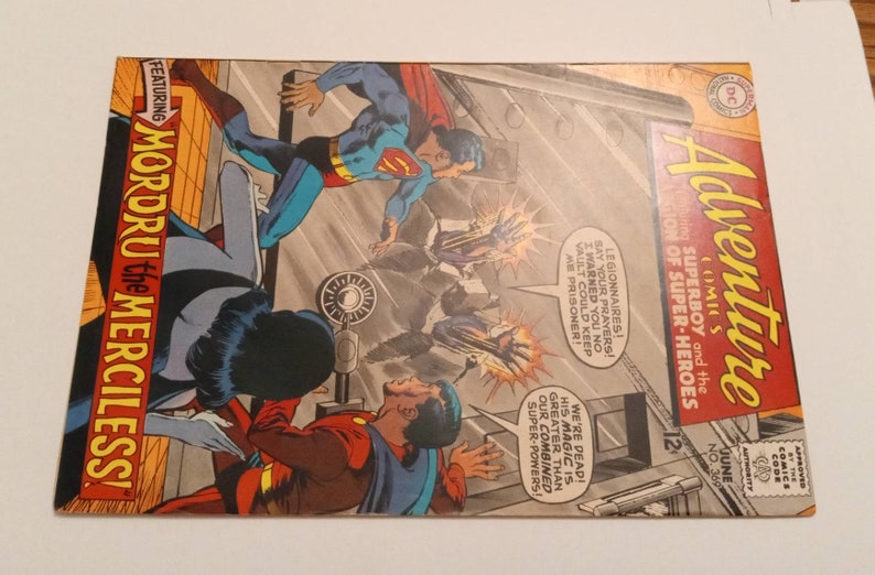 Adventure Comics 369 : Silver Age Comics / Grade Range 7.0 to 8.0 / 1st App. Mordru the ...