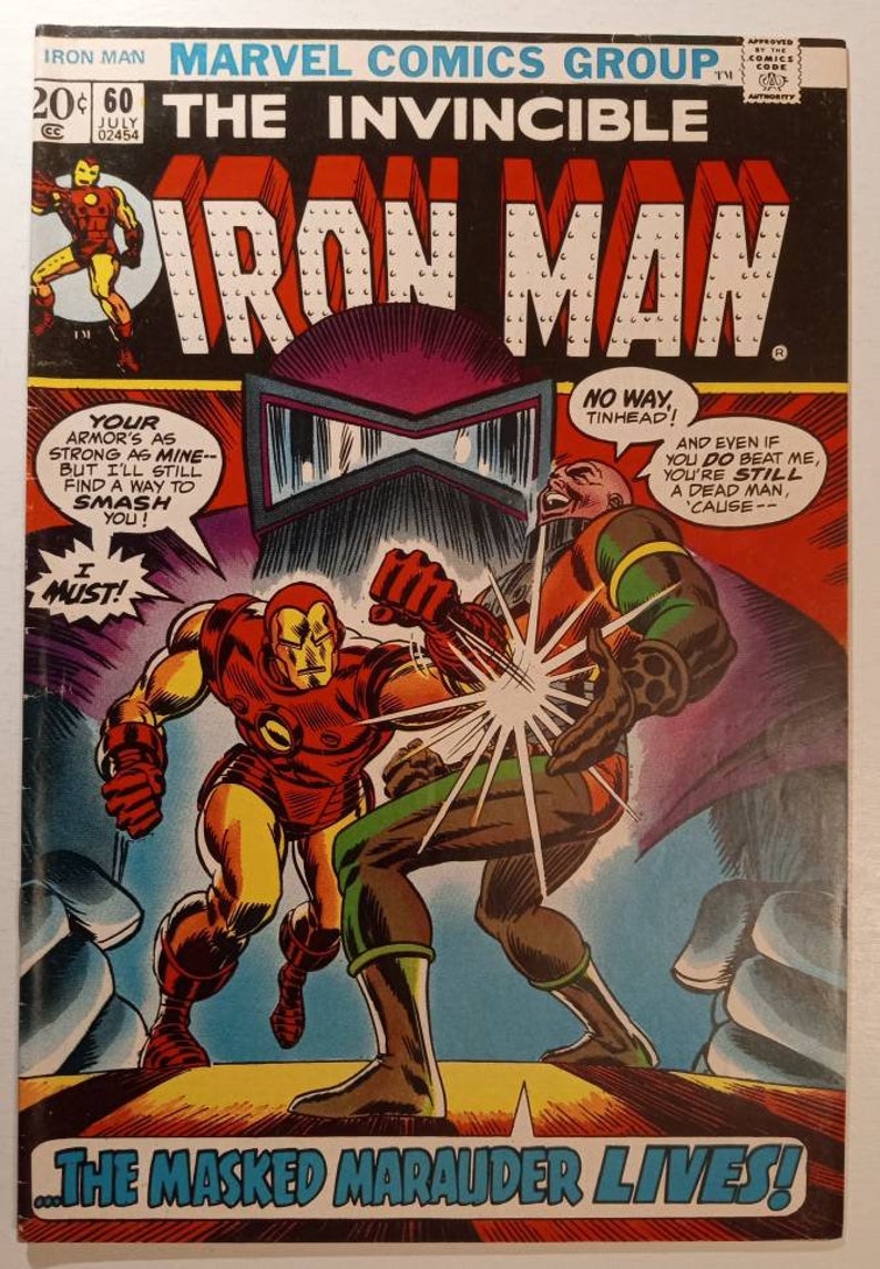 The Invincible Iron Man #60 : Bronze Age Comics / Grade Range - 5.0 to ...