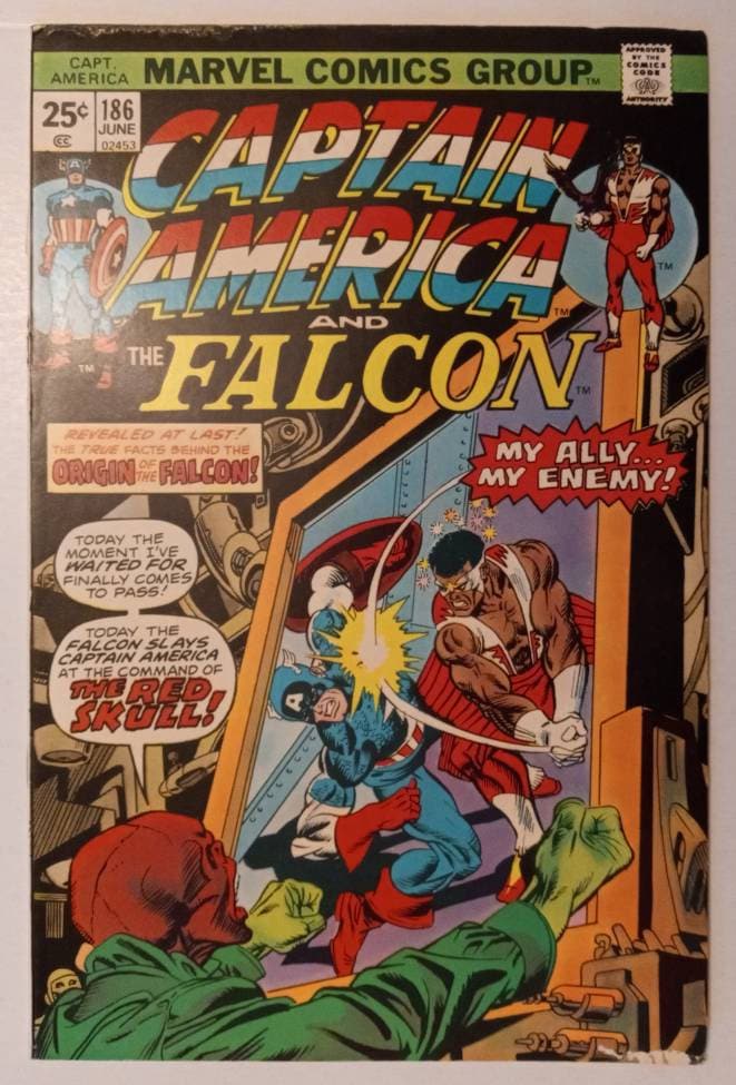 Captain America and the Falcon 186 : Bronze Age Comics / Grade Range 7. ...
