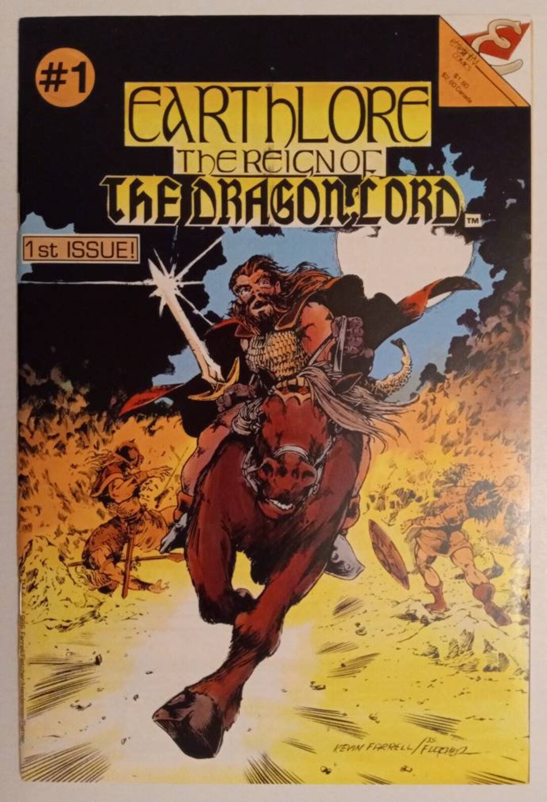 Earthlore Reign of the Dragon Lord #1 / Grade Range - 8.5 - Etsy