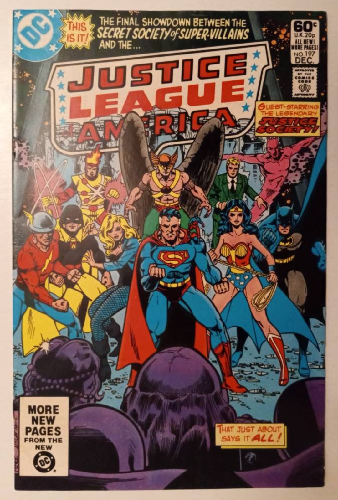 JLA Comic Books #197 : Bronze Age Comic Books / Grade Range - 6.5 to 7. ...